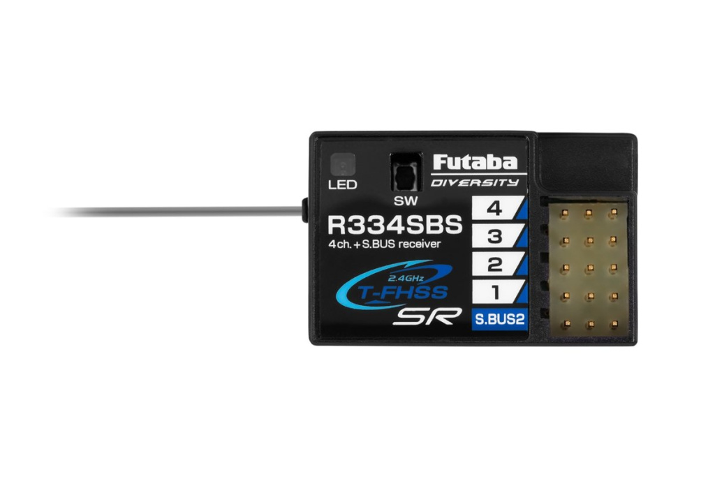 (FUT5003193) Futaba 4PM Plus T-FHSS + přijímač R334SBS (s telemetrií ...