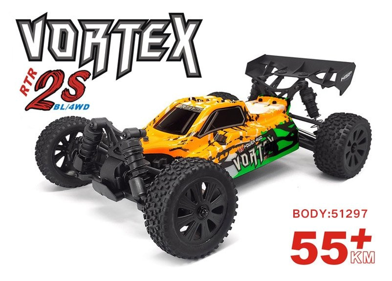 HSP Vortex PRO 1:10 RTR Buggy Brushless (oranžová) | mz-racing.net - RC ...