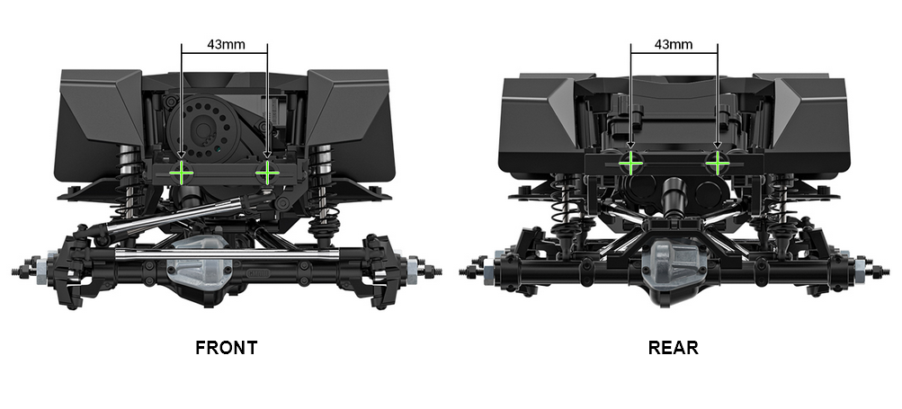 Gmade 1:10 GS02F TS Chassis Kit | mz-racing.net - RC auta a RC modely
