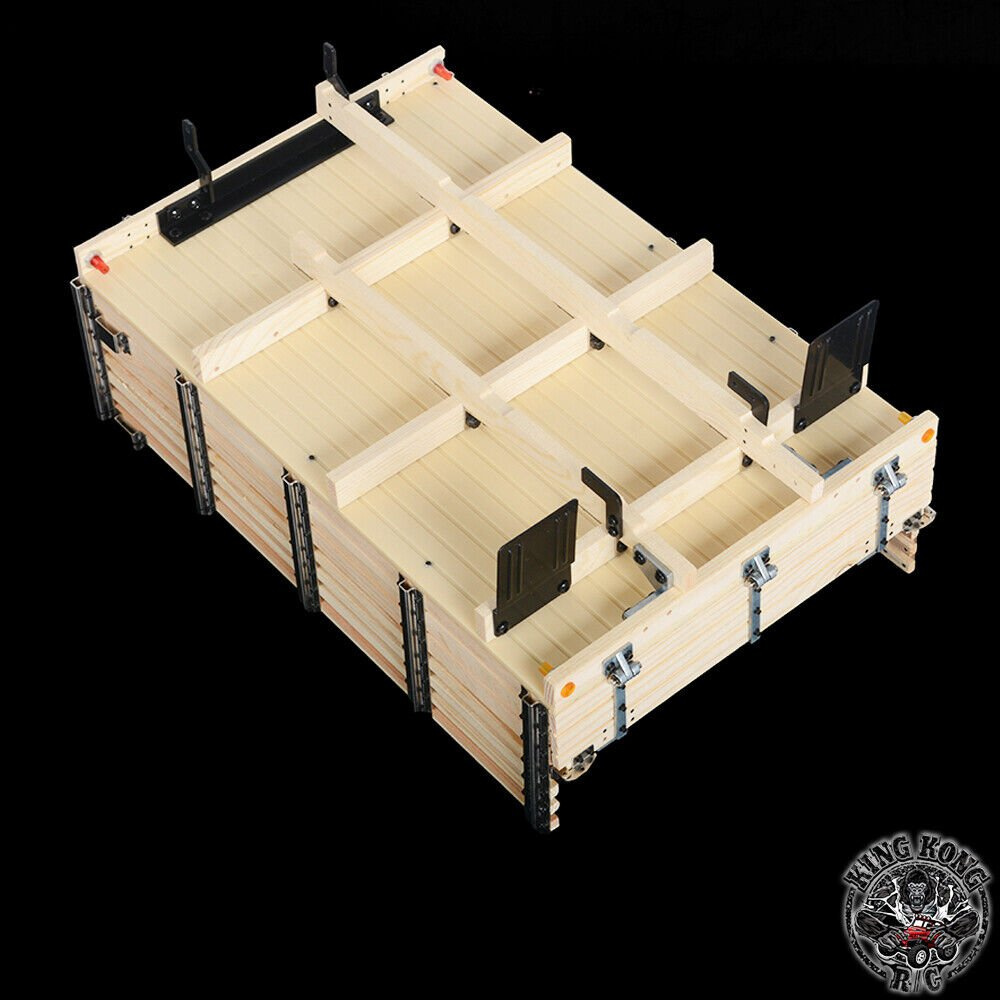 (D-E036) Wooden & Hard Plastic Bed KIT Set CA30 | mz-racing.net - RC auta a RC modely