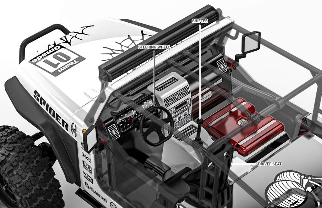 Gmade 1:10 GS02F Spider Portal TS Kit | mz-racing.net - RC auta a RC modely