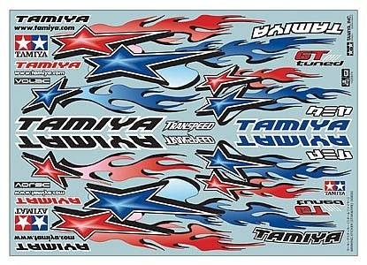 (53839) Tamiya Marking Sticker (Star+Fire) | mz-racing.net - RC auta a ...